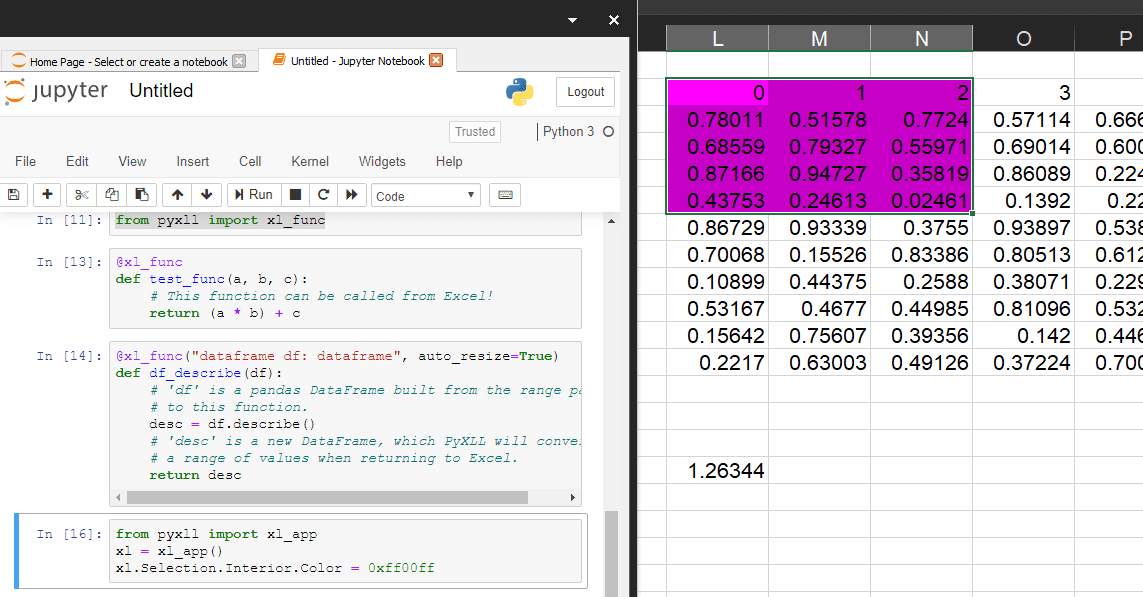 Agrega Jupyter Python dentro de Excel: PyXll-Jupyter - EXCEL CUTE