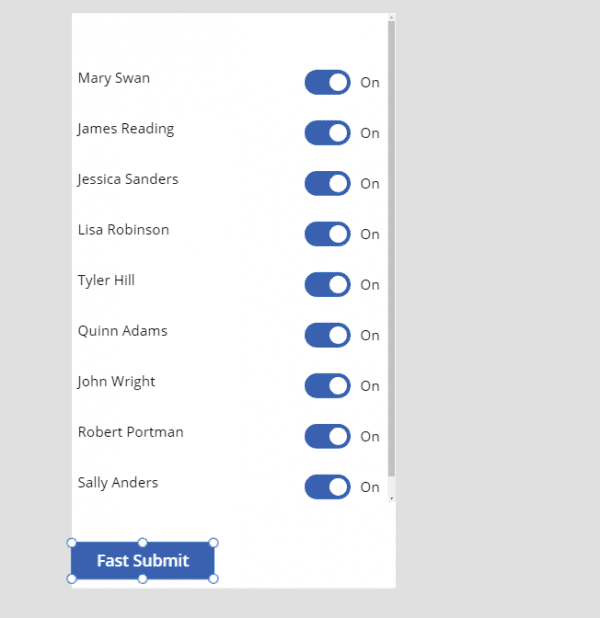 Power Apps: función PATCH para múltiples registros